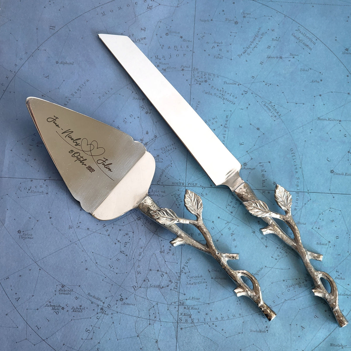 Personalized Wedding Cake Knife - Custom Wedding Cake Cutter - Engrave ...