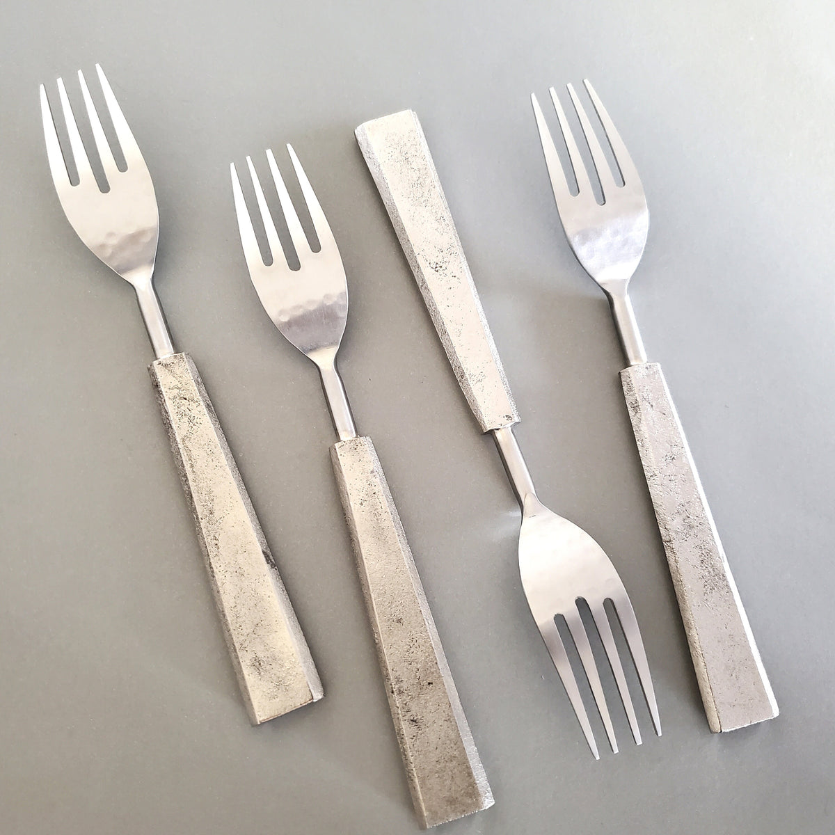 Abalone Shell Inlay Wedding Cake Forks - Custom Wedding Gifts - Engrav ...